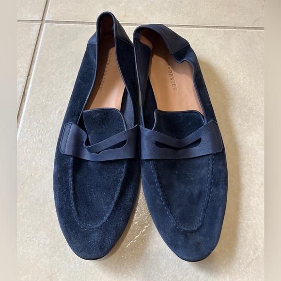 Duke + Dexter | Shoes | Duke Dexter Mens 3us Navy Blue Suede Loafers ...